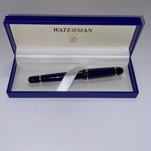 Waterman | Office | Waterman Blue Marble Fountain Pen | Poshmark